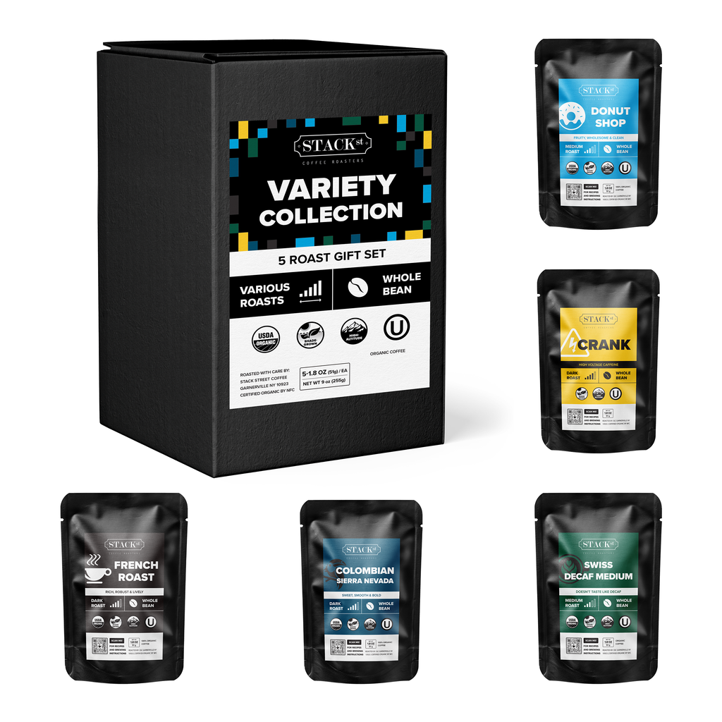 Organic Coffee & Tea Sample Gift Pack, Specialty Multipack Sampler ...